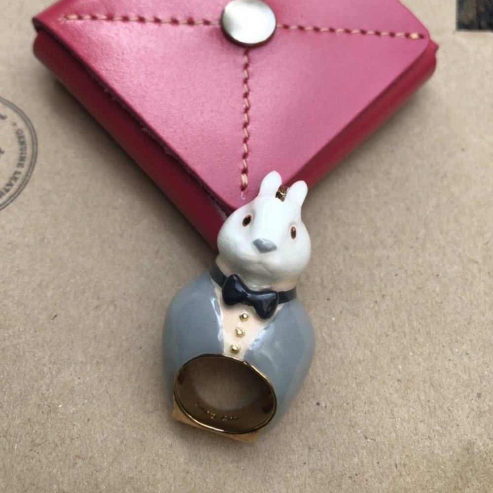 Original Thailand Designer Bunny Rabbit Ring & Pendan… - Gem